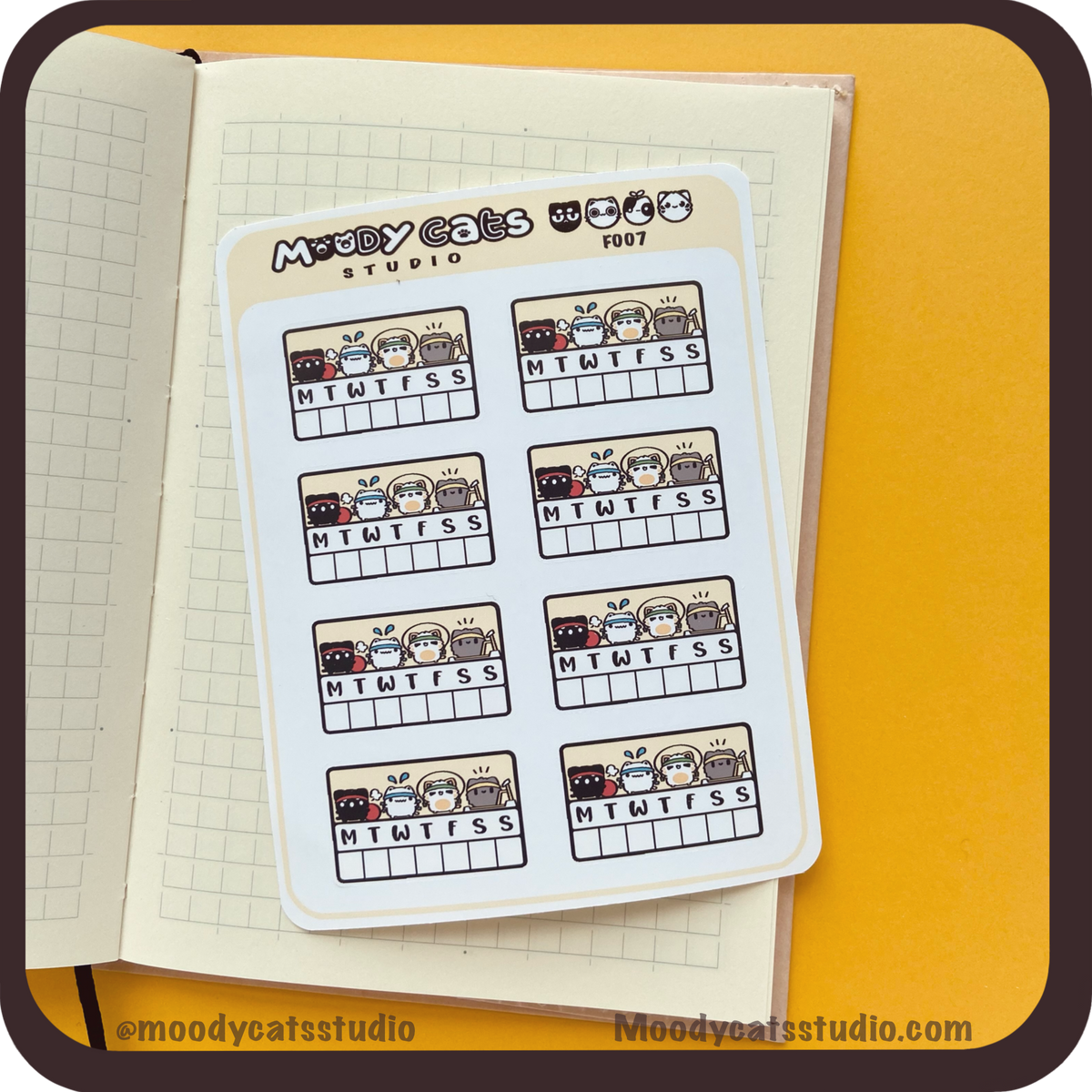Exercise Habit Tracker – Moody Cats Studio