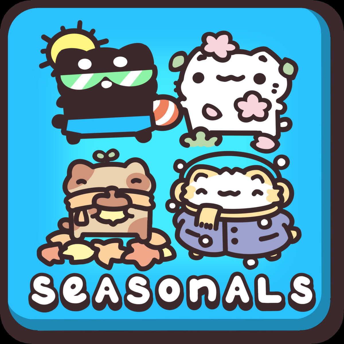 Seasonal Stickers – Moody Cats Studio